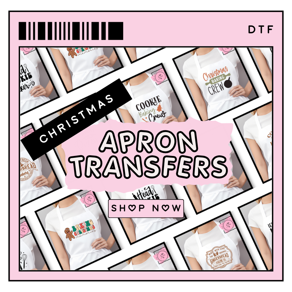 DTF - CHRISTMAS - APRON TRANSFERS – Little Print Shop