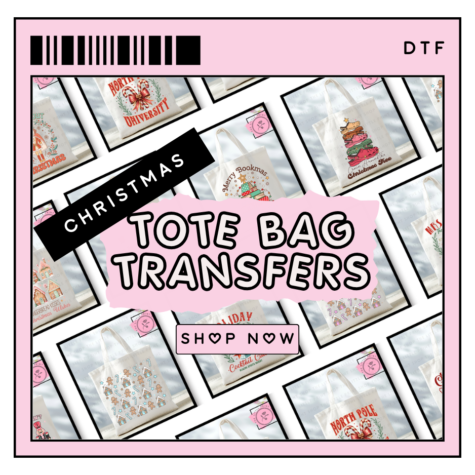 DTF - CHRISTMAS - TOTE BAGS – Little Print Shop