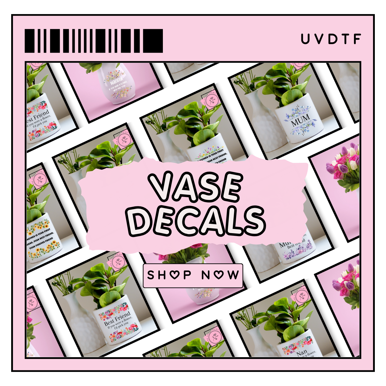 UVDTF - VASE DECALS – Little Print Shop
