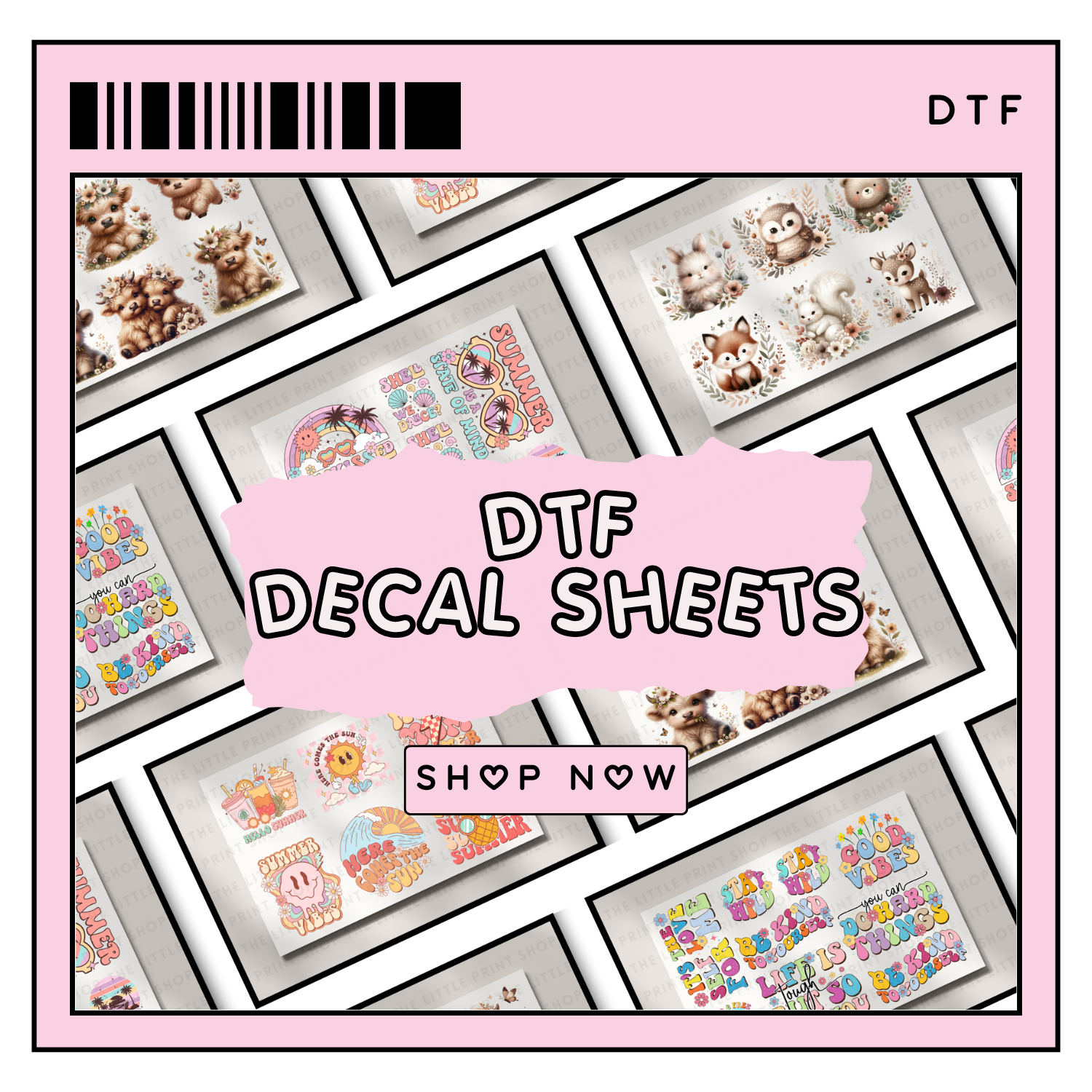 DTF - A4 SHEETS – Little Print Shop
