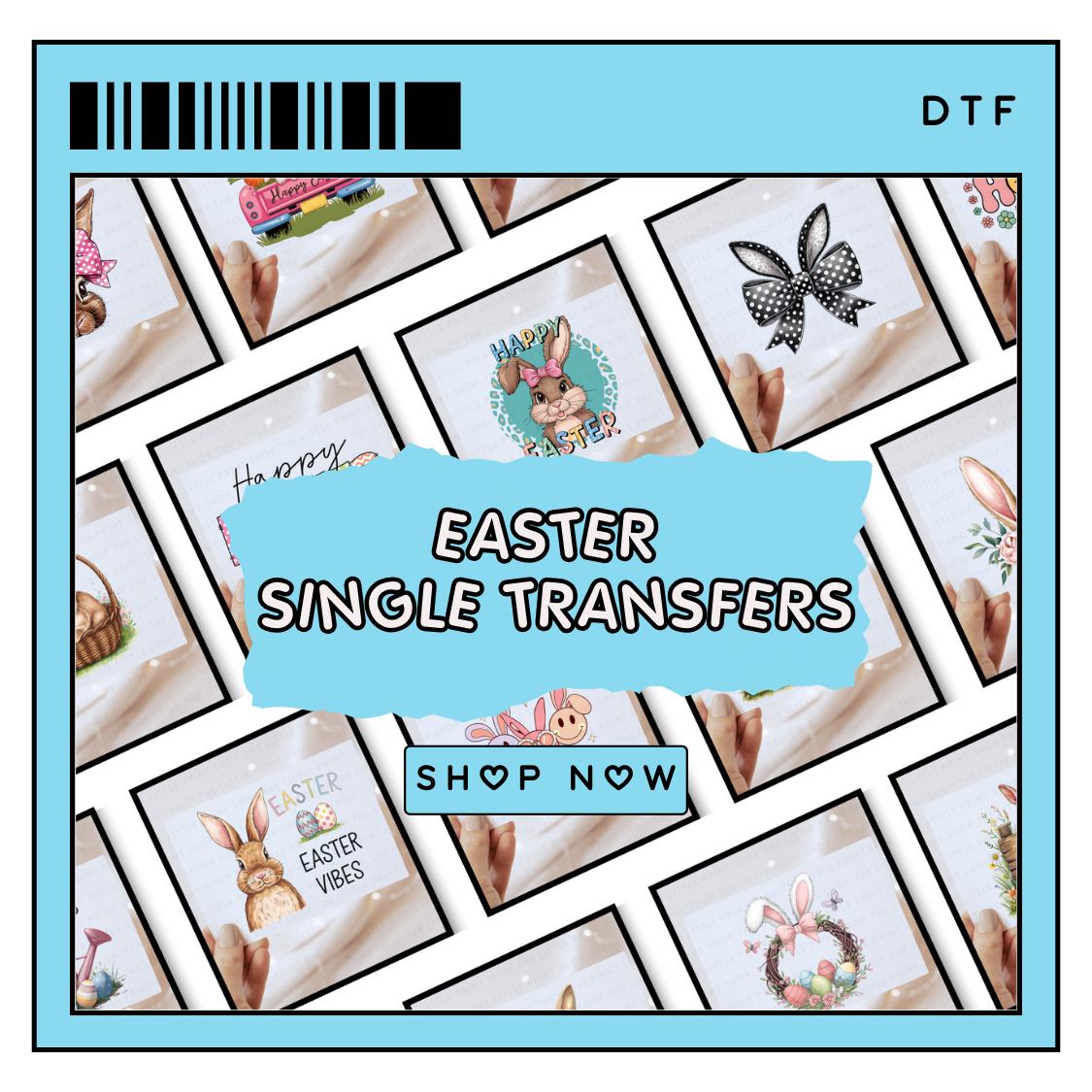 DTF - EASTER - SINGLE DECALS – Little Print Shop