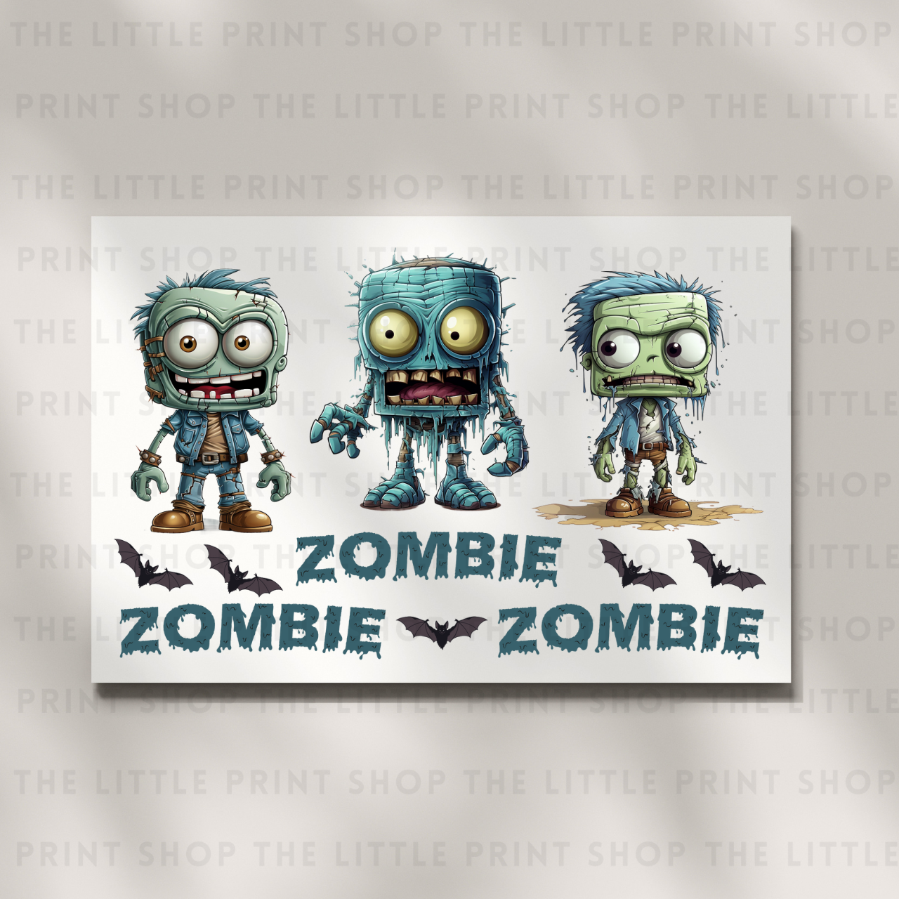 Zombies - DTF A4 Transfer Sheet – Little Print Shop
