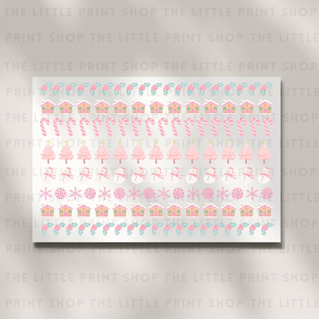 Pink Candy - DTF A4 Hair Bow Transfer Sheet – Little Print Shop