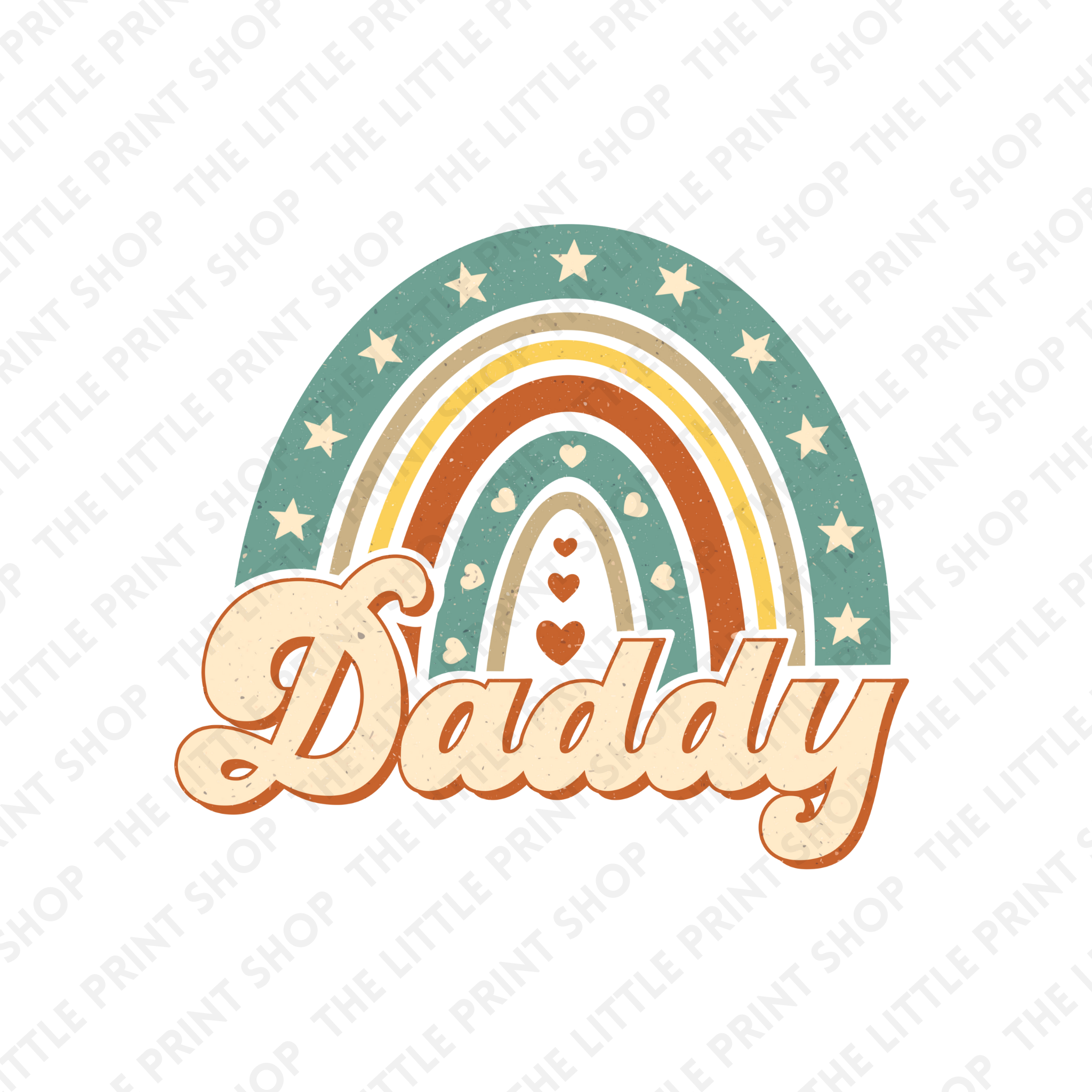Daddy Rainbow - UV DTF 3 inch Decals – Little Print Shop