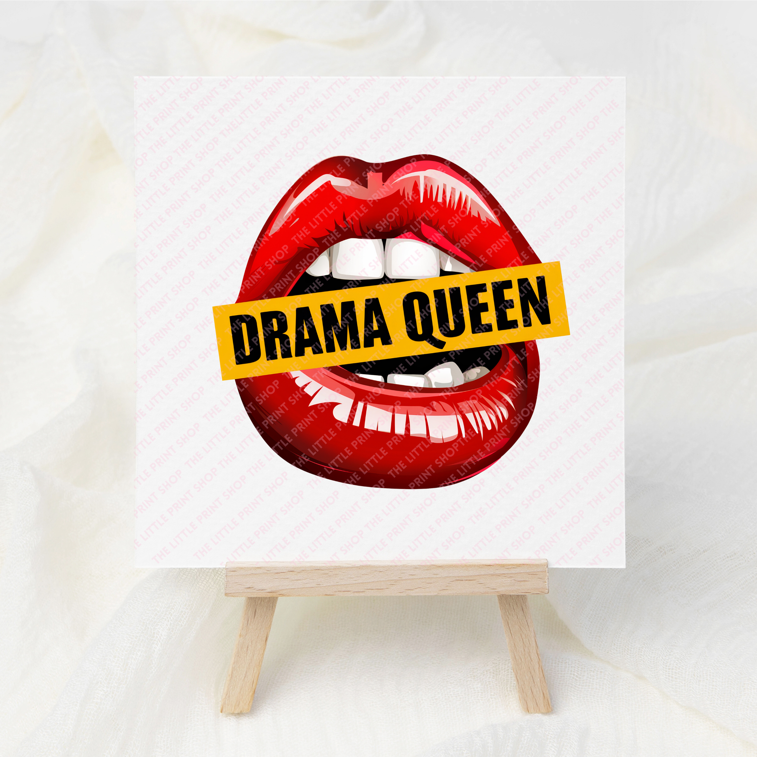Drama Queen - UV DTF 3 inch Decals – Little Print Shop