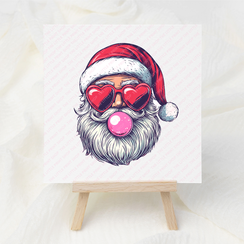 Santa - UV DTF 3 inch Decal – Little Print Shop