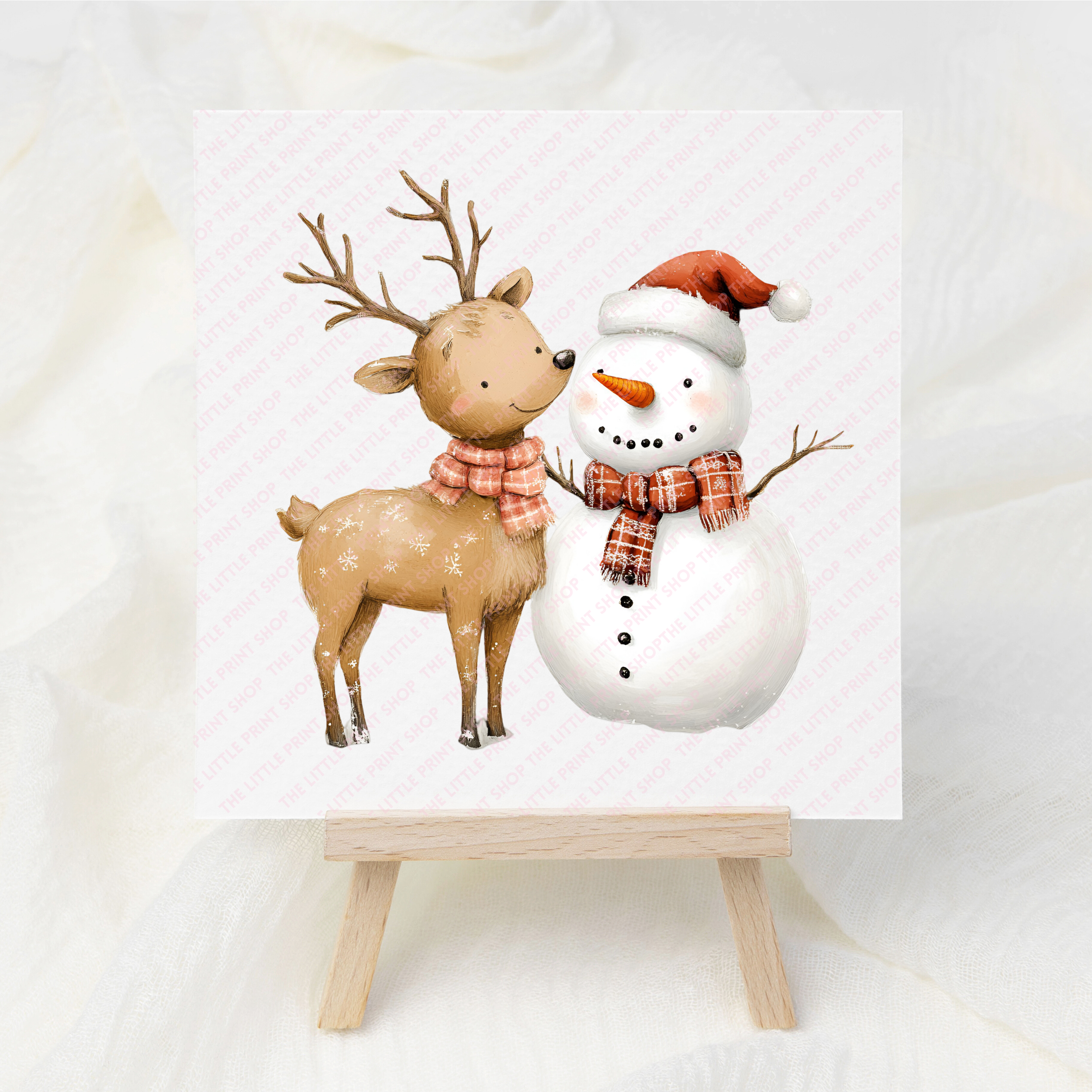 Snowman - UV DTF 3 inch Decal – Little Print Shop