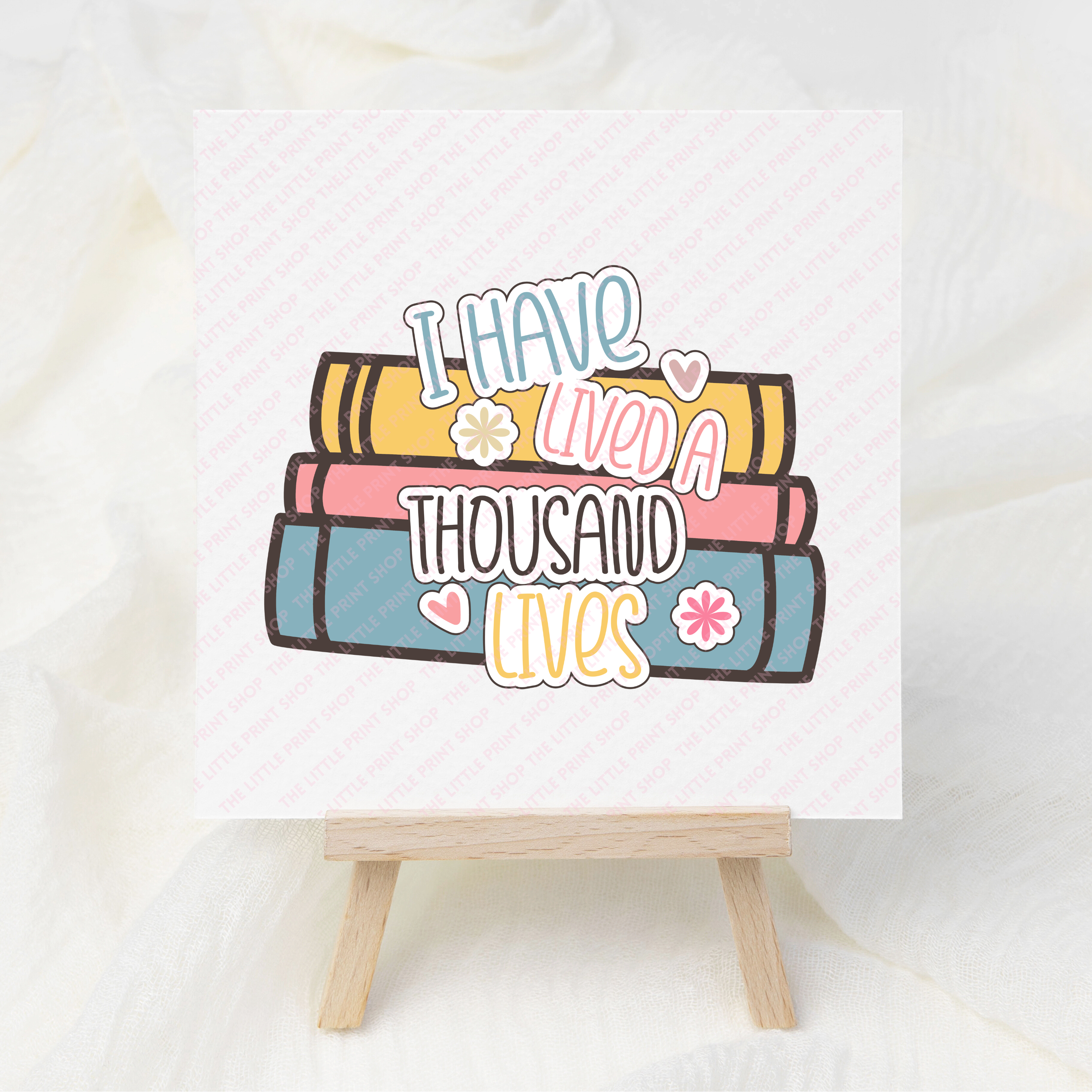 Thousand Lives - UV DTF 3 inch Decals – Little Print Shop