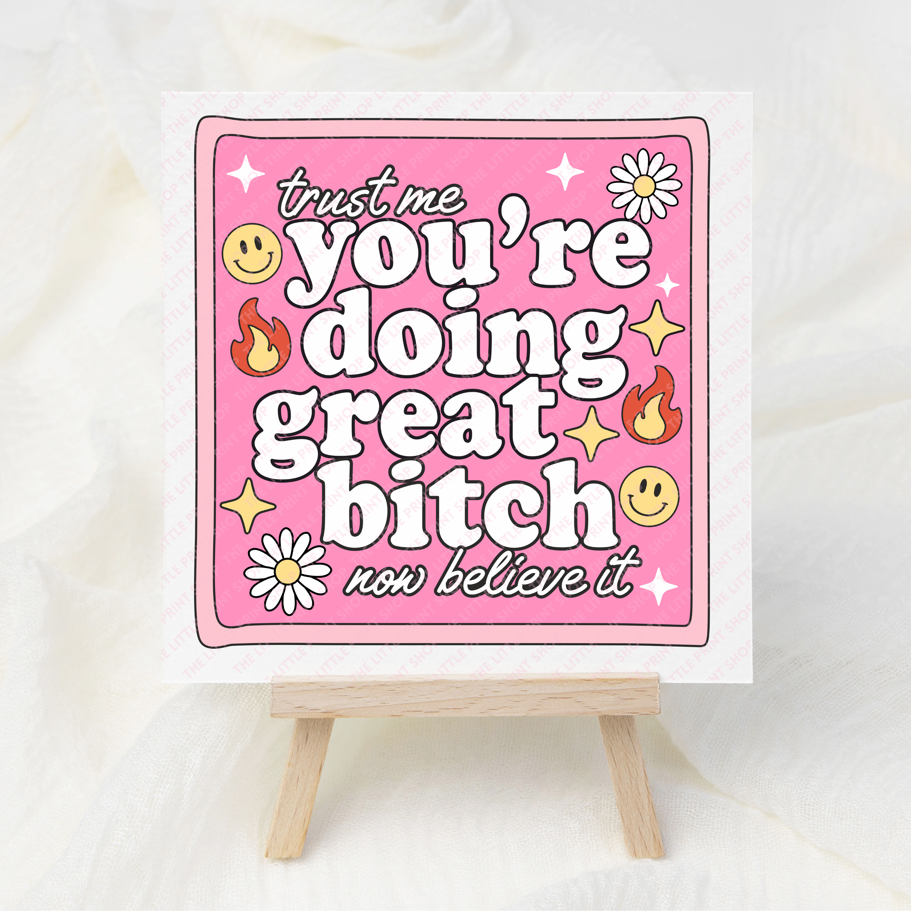 Doing Great - UV DTF 3 inch Decals – Little Print Shop