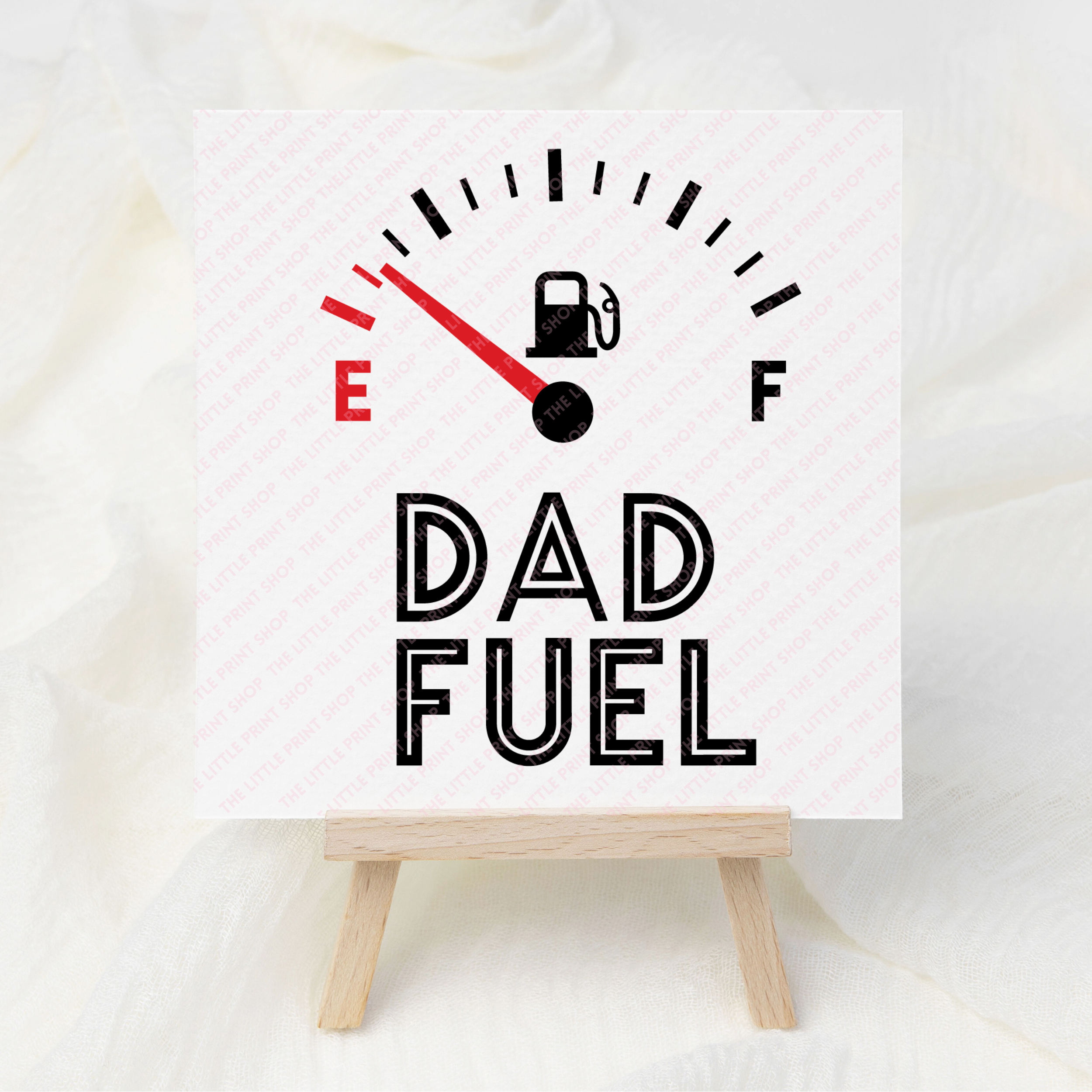 Dad Fuel - UV DTF 3 inch Decals – Little Print Shop
