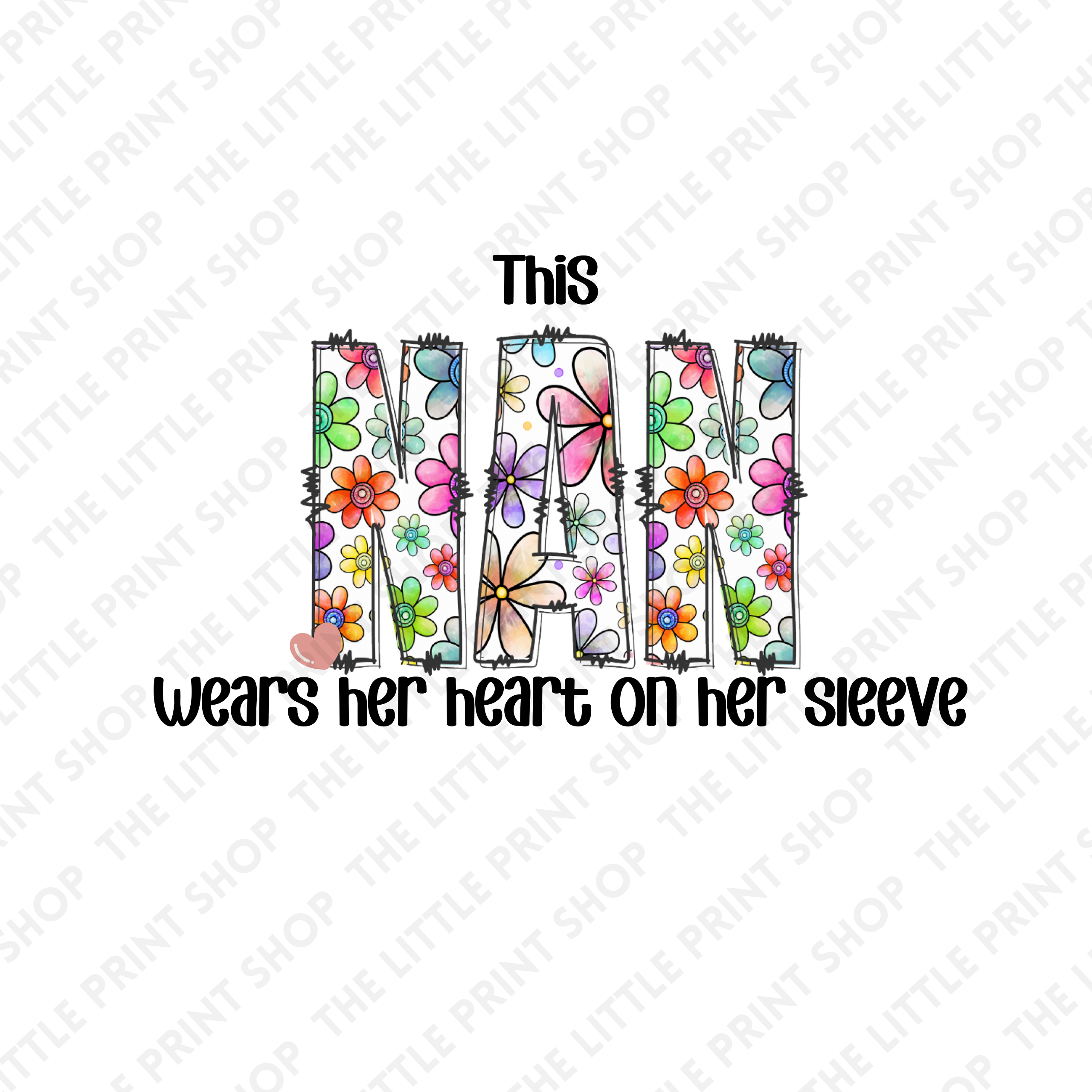 This Nan.. - UV DTF 3 inch Decals – Little Print Shop