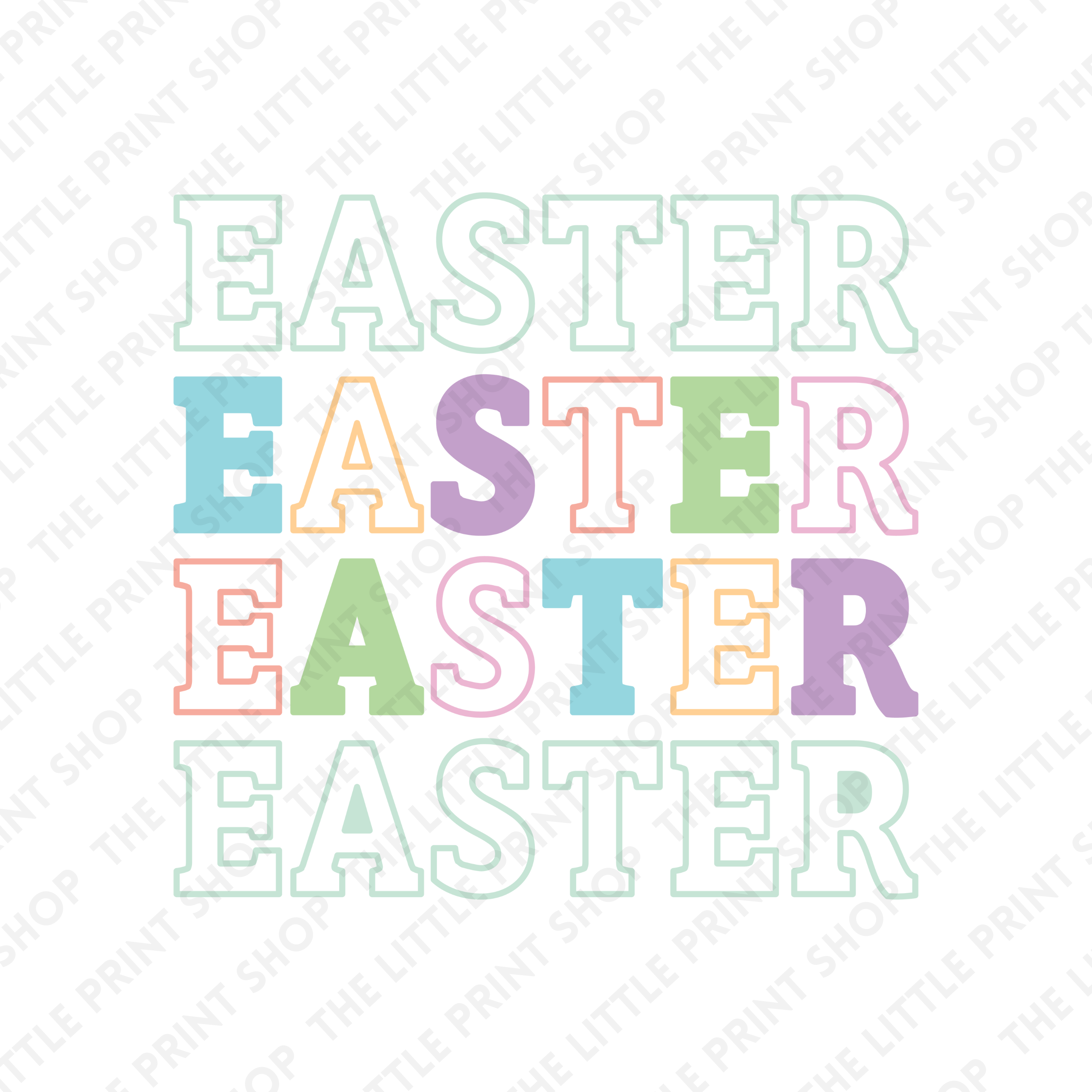 EASTER - UV DTF 3 inch Decals – Little Print Shop