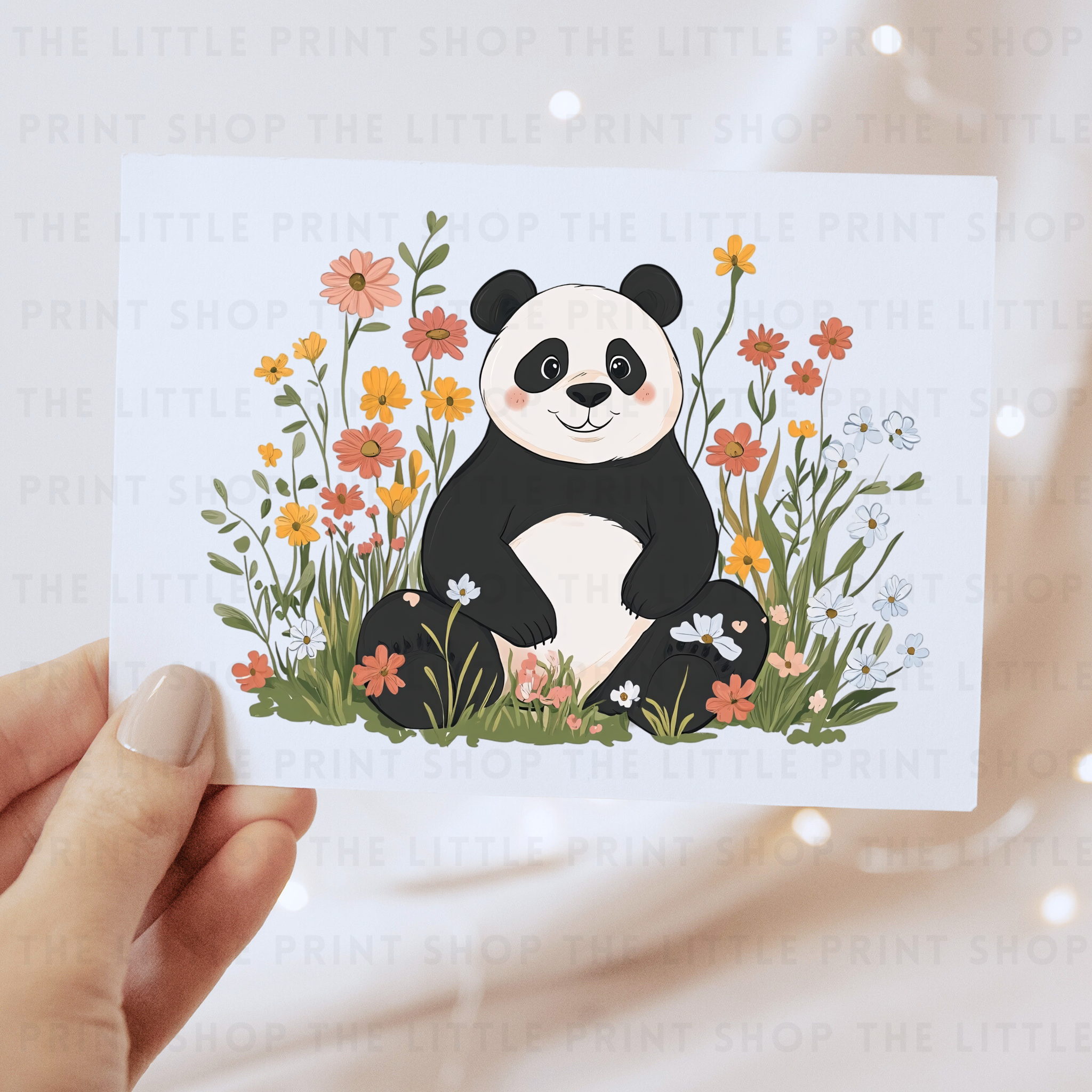 Panda - DTF Transfer Decal – Little Print Shop