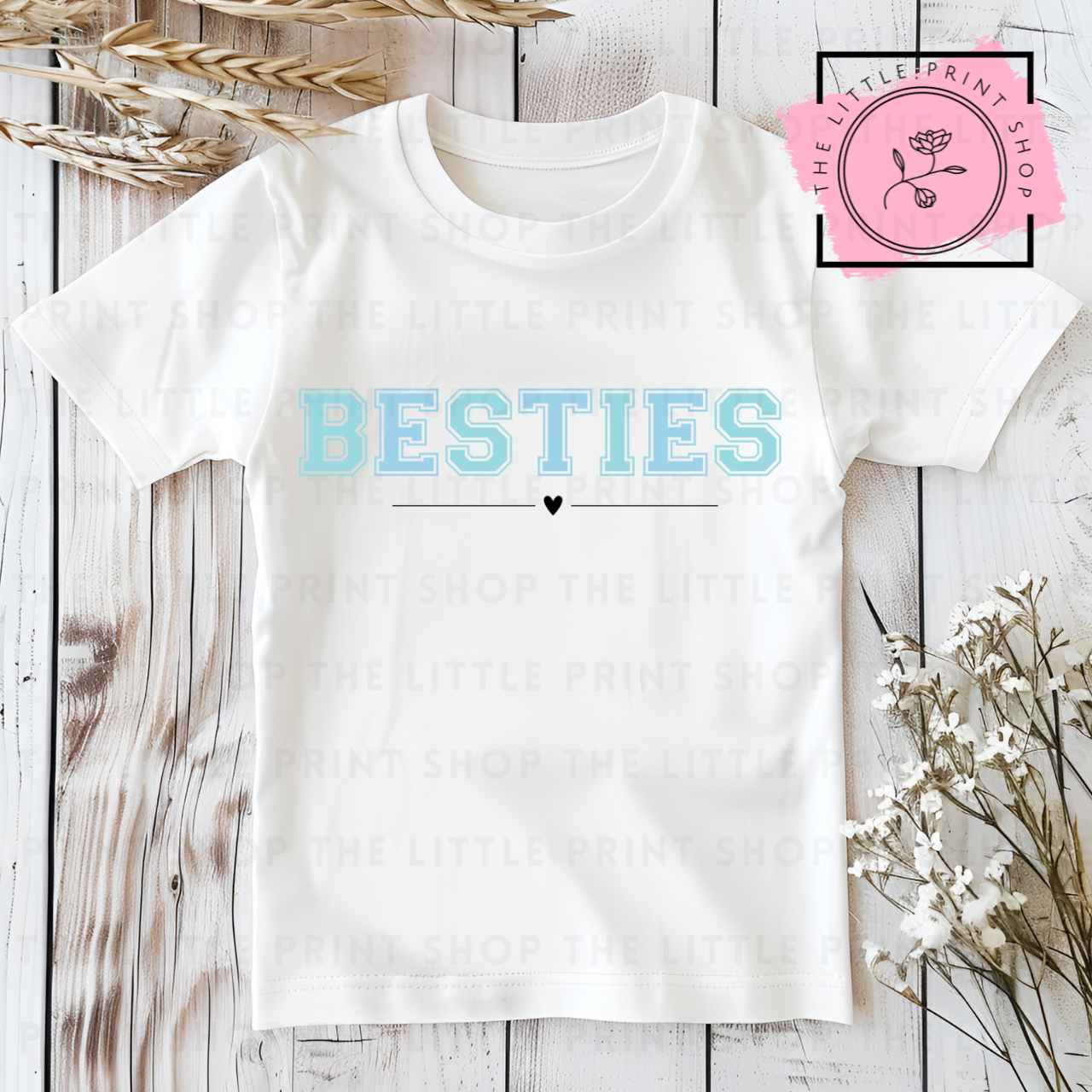 Besties - DTF Transfer Decal – Little Print Shop