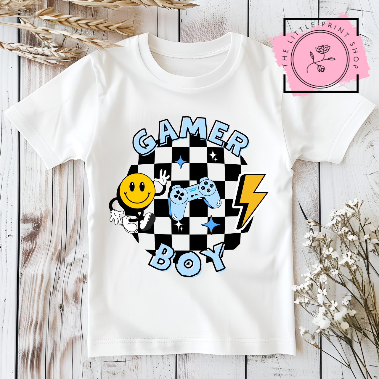 Gamer Girl - Blue - DTF Transfer Decal – Little Print Shop