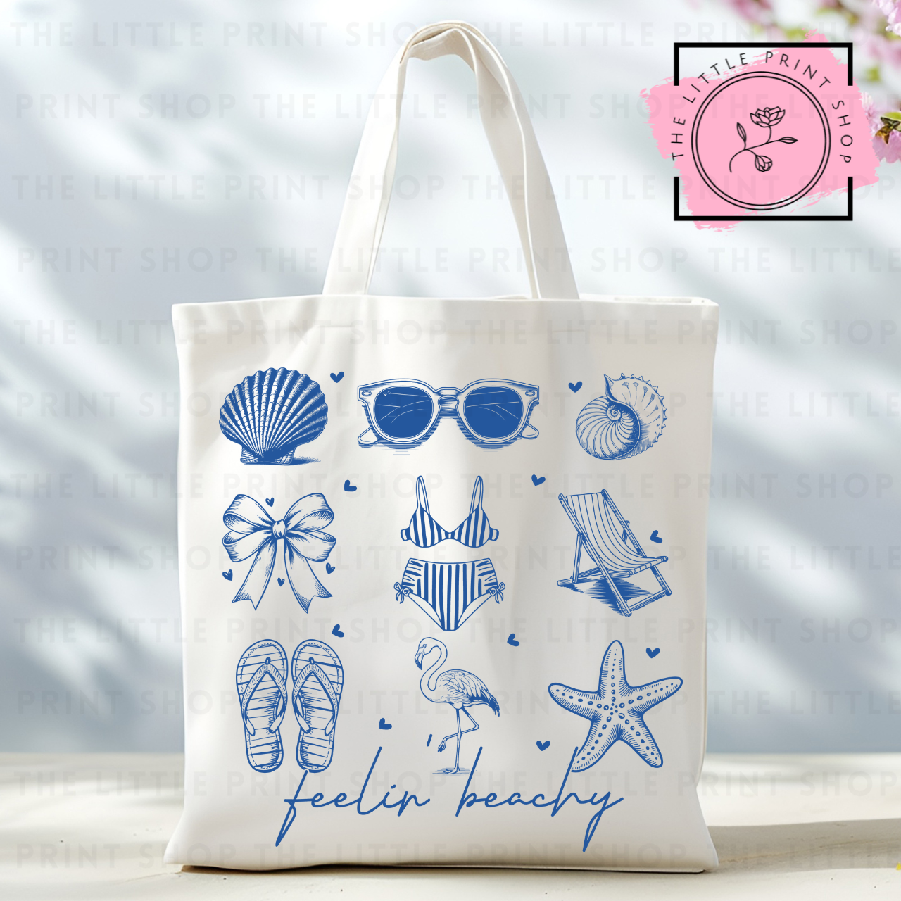 Feelin Beachy - Tote Bag DTF Transfer – Little Print Shop