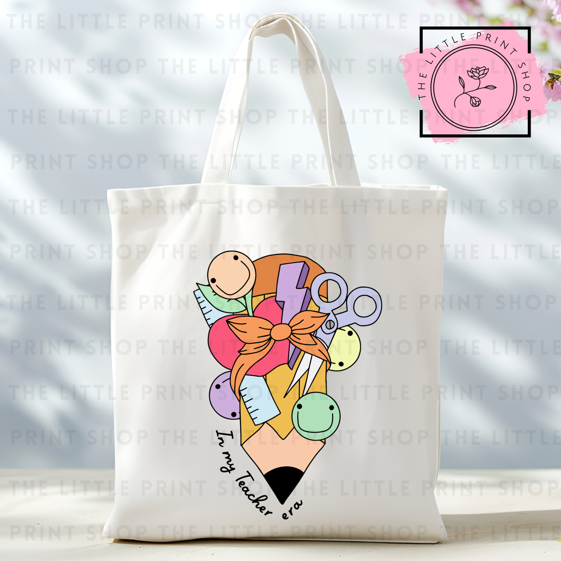 Pencil - Tote Bag DTF Transfer – Little Print Shop