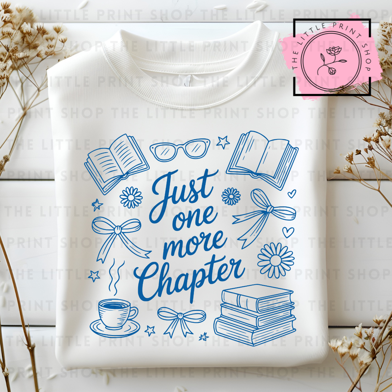 Just One More Chapter - DTF Transfer Decal – Little Print Shop