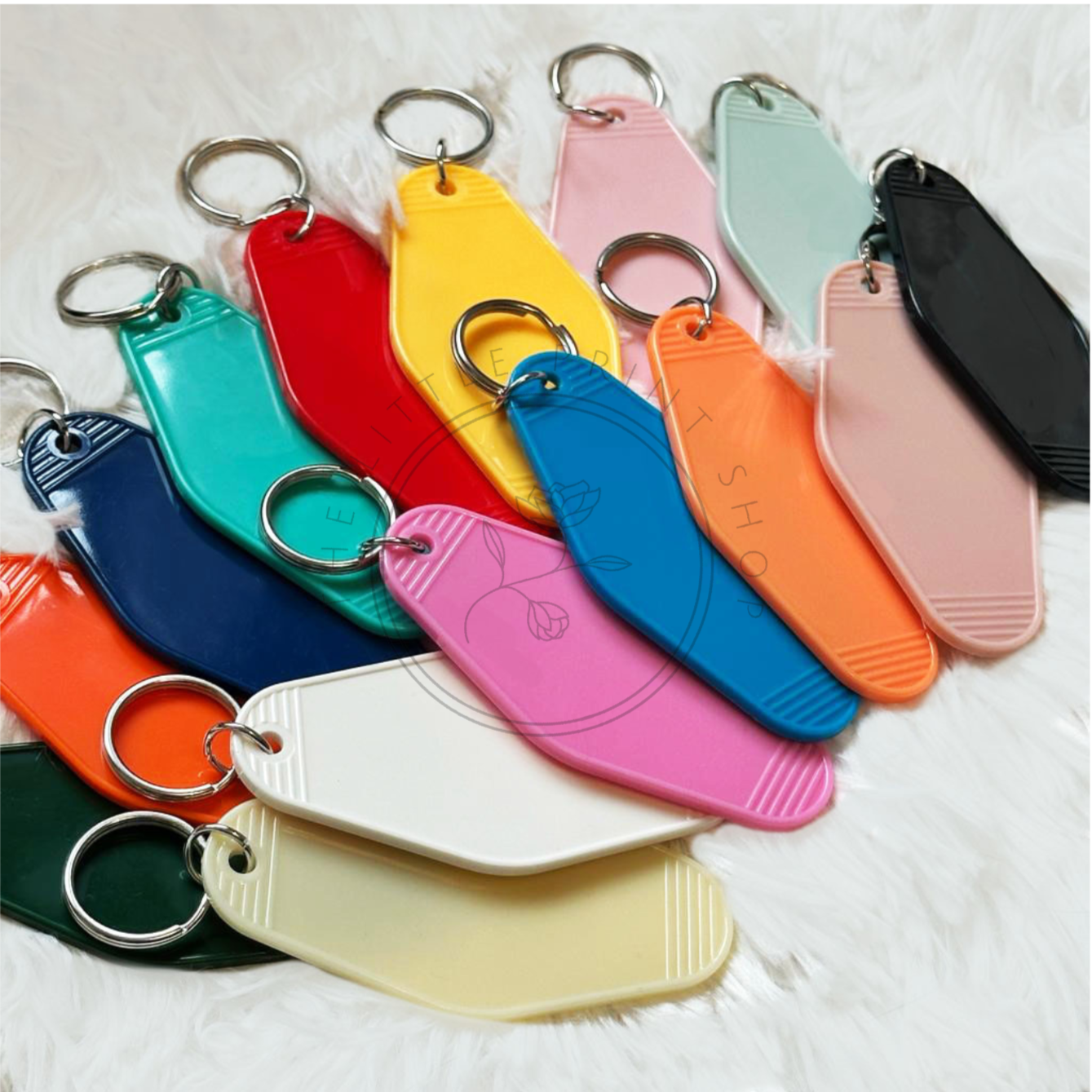 Motel Acrylic Keyring – Little Print Shop